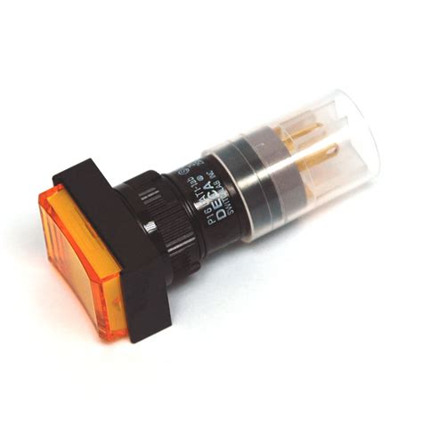 1pc DECA Socket Type Push Button Switch P16LAT1 1ab SPST Alternate Lamp 24V 12V EBay