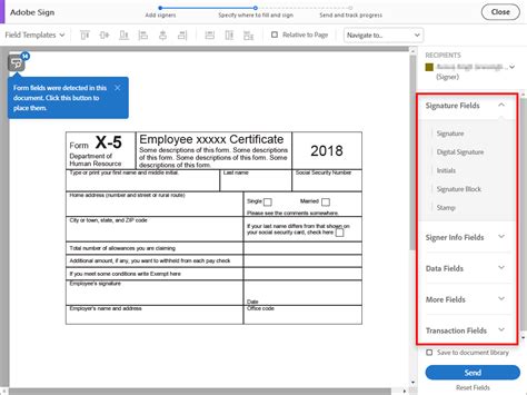 Send Documents For Signature Adobe Acrobat