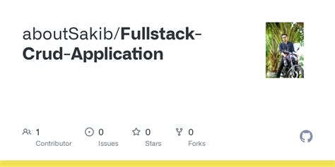 Github Aboutsakibfullstack Crud Application