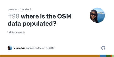 Where Is The Osm Data Populated · Issue 98 · Bmwcaritbarefoot · Github