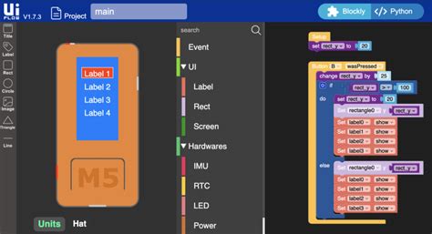Trying To Search Information About Layers Order In The Ui Design Of Uiflow M5stack Community
