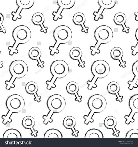Grunge Pictogram Woman Sex Symbol Background Stock Vector Royalty Free Shutterstock