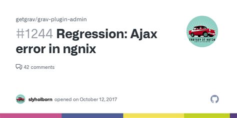 Regression Ajax Error In Ngnix · Issue 1244 · Getgravgrav Plugin