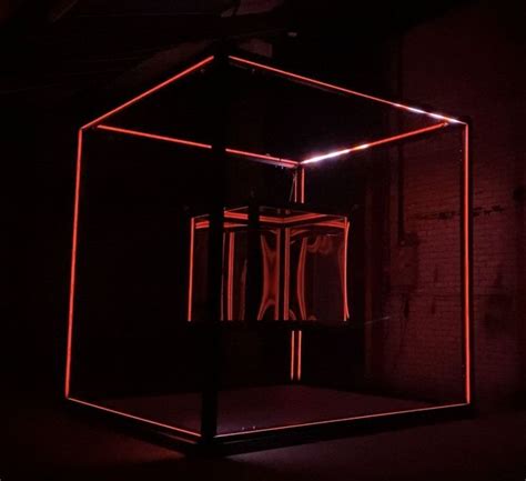 Exponential Light Cube By Lucid Creates Cube Light Light Art Installation Led Light