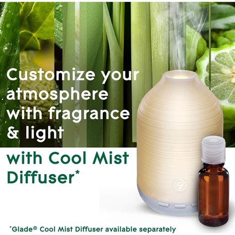 Glade Bergamot And Lemongrass Aromatherapy Cool Mist Diffuser Refill 17