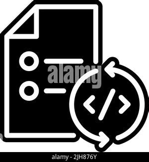 Iiot Code Icon Stock Vector Image Art Alamy