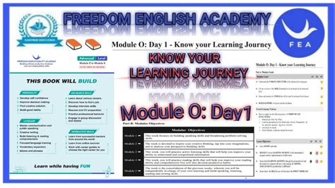 Fea Advance Books Module O Day1 Know Your Learning Journey