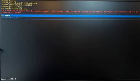 Recovery Mode Android Tinker Board Forum
