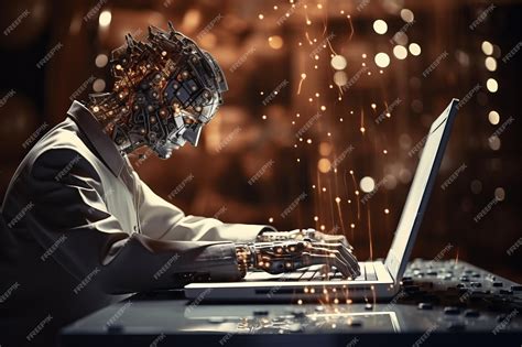 Premium Photo Ai Technology Artificial Intelligence Man Using