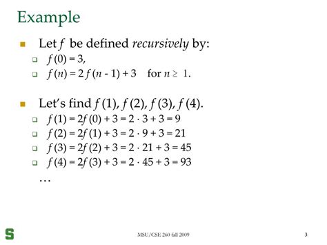Ppt Recursive Definitions Functions Structures Languages