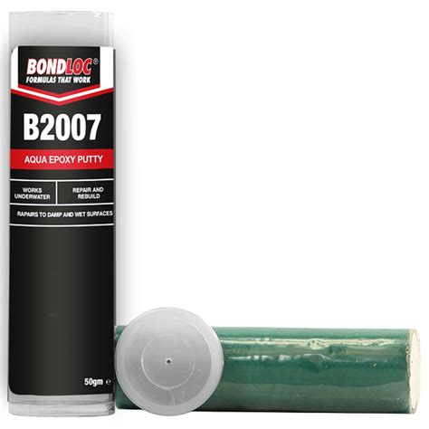 Bondloc B2007 50g Aqua Epoxy Stick For Damp Underwater