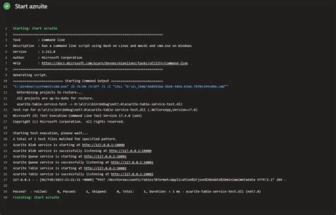 Azurite Table Emulator Not Working · Issue 7022 · Actionsrunner Images · Github