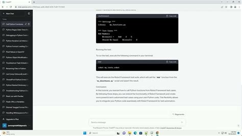 Not Able To Call Python Function From Robotframework Youtube