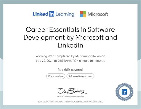 Muhammad Nouman On Linkedin Programming Certificate Microsoft