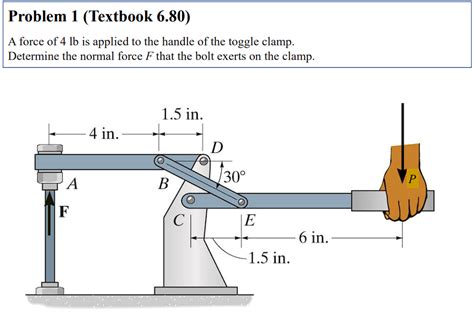 Answered Problem 1 Textbook 6 80 A Force Of 4… Bartleby