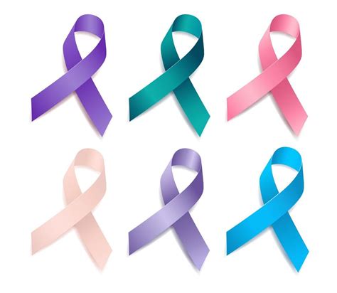 Endometrial Cancer Ribbon Color Uterine Cancer Awareness Hi Res Stock