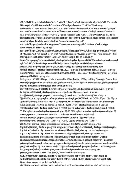 Doctype Html Pdf Software Development Data Serialization Formats