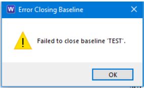 Baseline Item Integrity Check