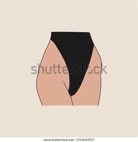 Female Body Elegant Naked Shapes Abstract Stock Vector Royalty Free Shutterstock