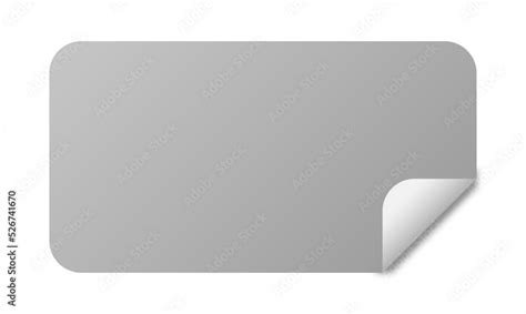 Gradient Rectangle Sticker Background Stock Vector Adobe Stock