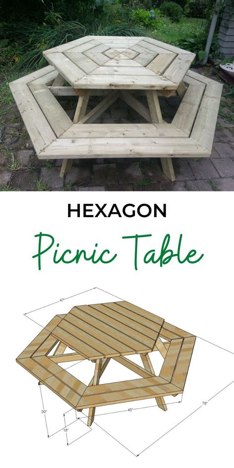 Octagon Picnic Table Plans Build A Picnic Table Round Picnic Table Octagon Table Patio Table