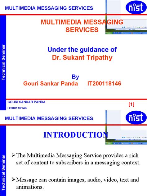 Multimediamessagingservices Multimedia Messaging Service Media