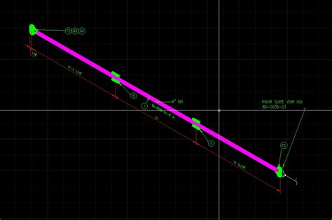 Iso Continuation Disappear When General Supports On The Line Autodesk Community