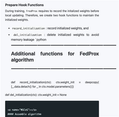 Docs Rendering Error · Issue 59 · Alibabafederatedscope · Github