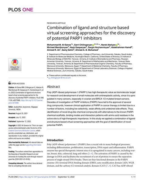 Pdf Combination Of Ligand And Structure Based Virtual Screening Approaches For The Discovery