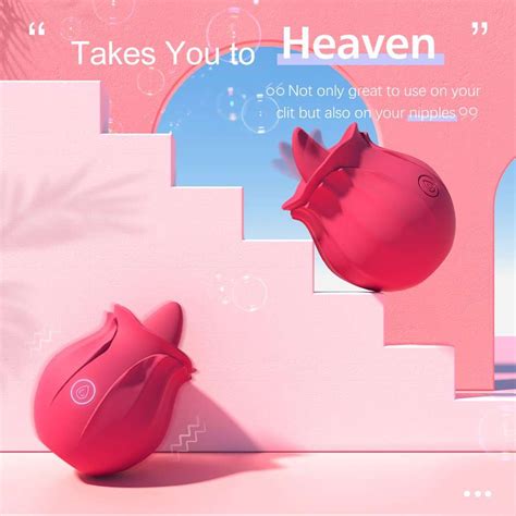 Rose Toy With Tongue Vibrator For Women Pearlvibe