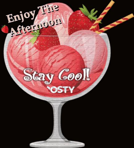 An Image Of A Drink With Strawberries In It And The Words Enjoy The