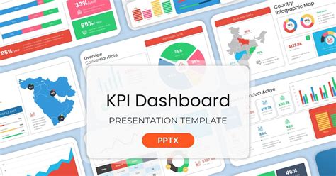 Kpi Dashboard Powerpoint Incl Kpi And Template Envato Elements