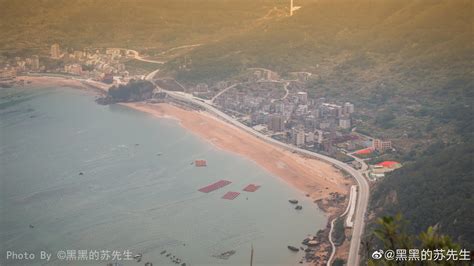 奇达村一个已有千年历史的小渔村站在白云山的观海亭