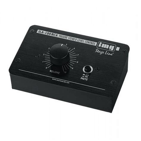 IMG Stage Line ILA100 RCA Passive Stereo Volume Controller RCA Version At Juno Records