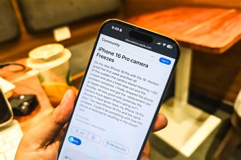 iphone 16 pro users are vexed by ui freezing and camera woes
