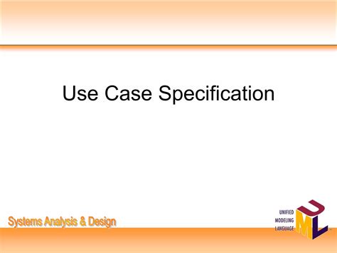 Presentation Use Case Diagram And Use Case Specification Pptx