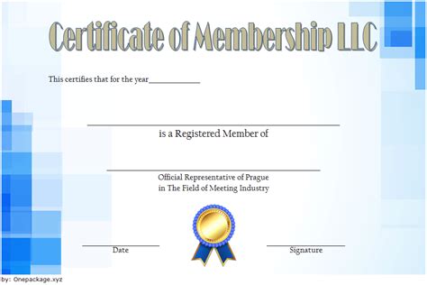 Editable Llc Membership Certificate Template Free 2nd Best Option