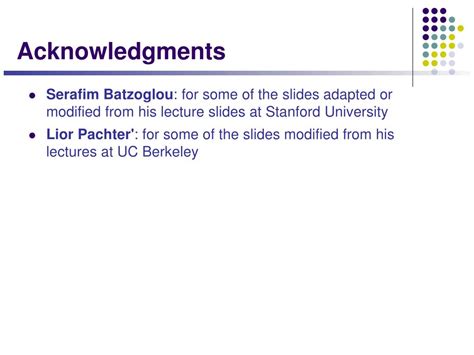 Ppt Advanced Algorithms And Models For Computational Biology A
