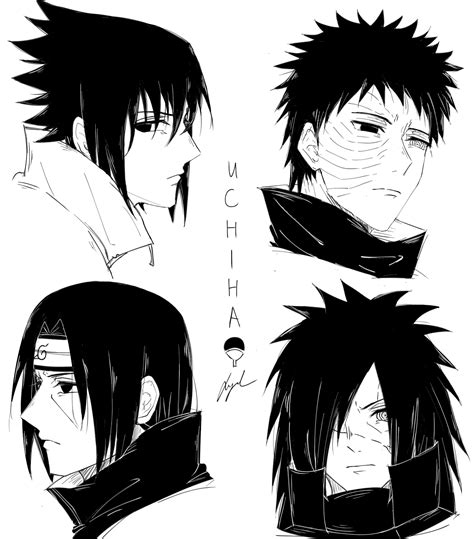 The Uchiha Fanart By Me R Naruto