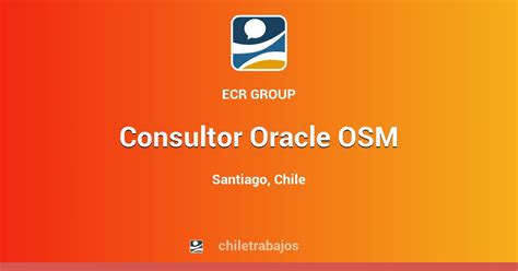 Consultor Oracle Osm Santiago Chiletrabajos