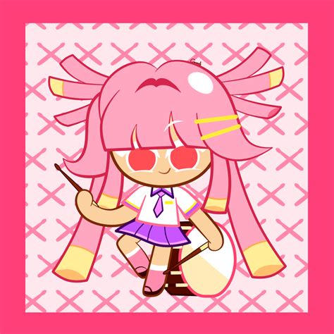 Strawberry Stick Cookie Cookie Run Ovenbreak Image By
