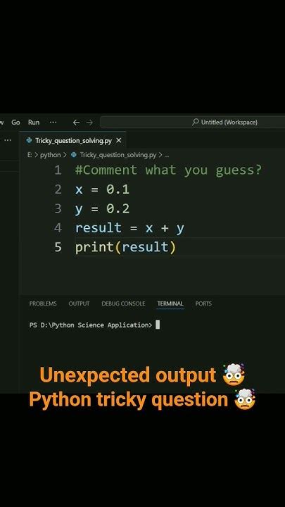 Python Tricky Question 5 Can You Solve This Shorts Python