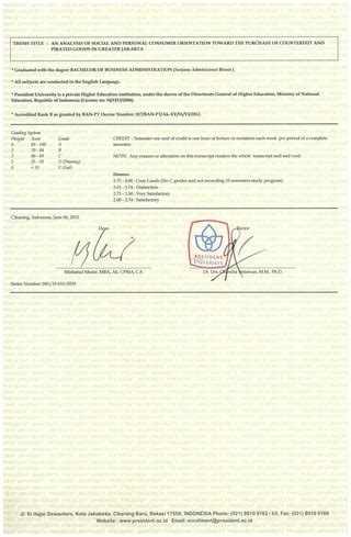 Certificate And Transcript PPT