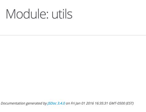 Jsdoc3 Jsdoc Reference Function In Object Literal Commonjs Module