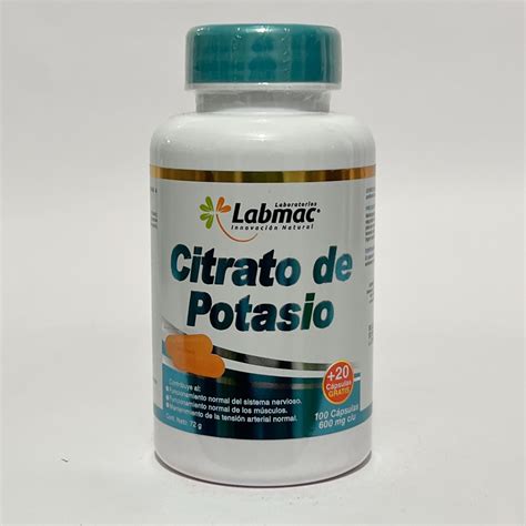 Citrato De Potasio Tabletas X 120 Labmac Importmas Distribución Al