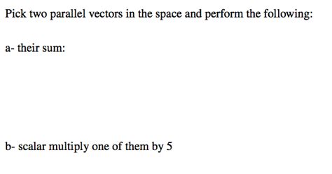 Solved Calculus III Vectors In Three Dimensions In The Chegg Com