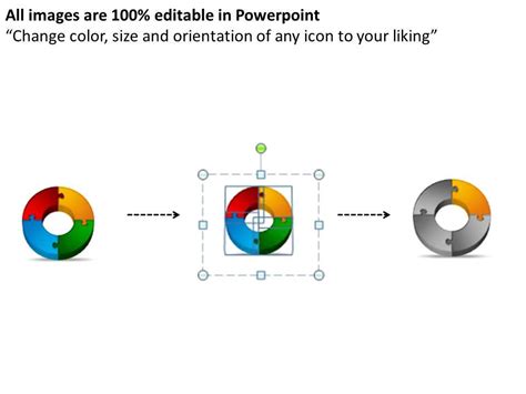 4 Components Circular Puzzle Process PowerPoint Templates Designs PPT Slide Examples