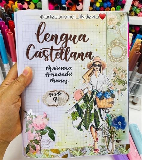 Pin De Diana Paola En Marcos Para Cuadernos Formas De Marcar