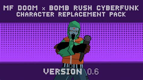 Sensitive Content Bomb Rush Cyberfunk Mf Doom Character Pack Mod For