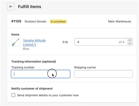Adding Tracking Information To An Order Order Lookup Knowledge Base